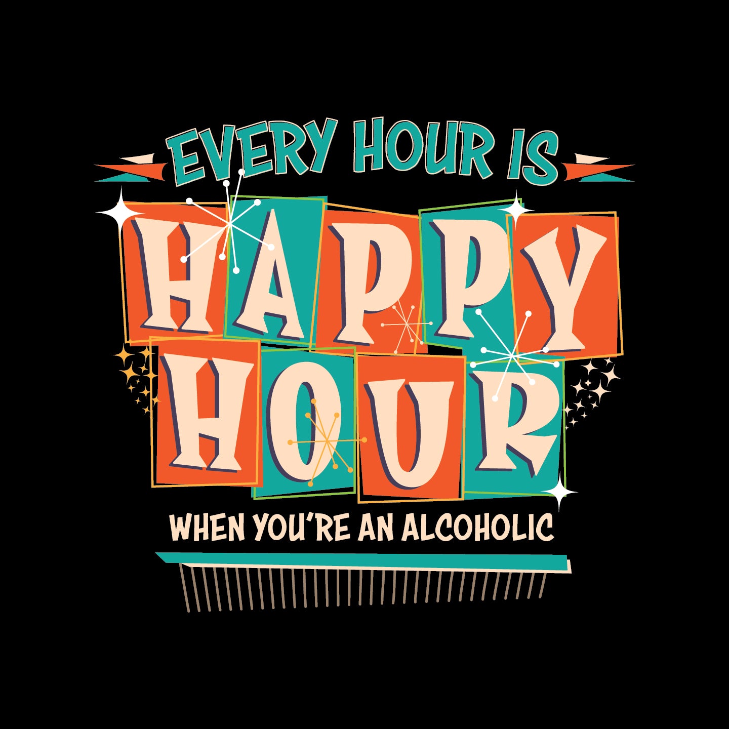 Happy Hour - T-Shirt – Rotten Dad